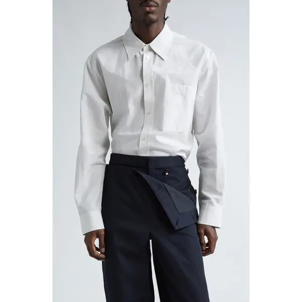 Bottega Veneta Fine Check Button-up Shirt