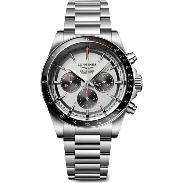 LONGINES Conquest Automatic Bracelet Watch - White