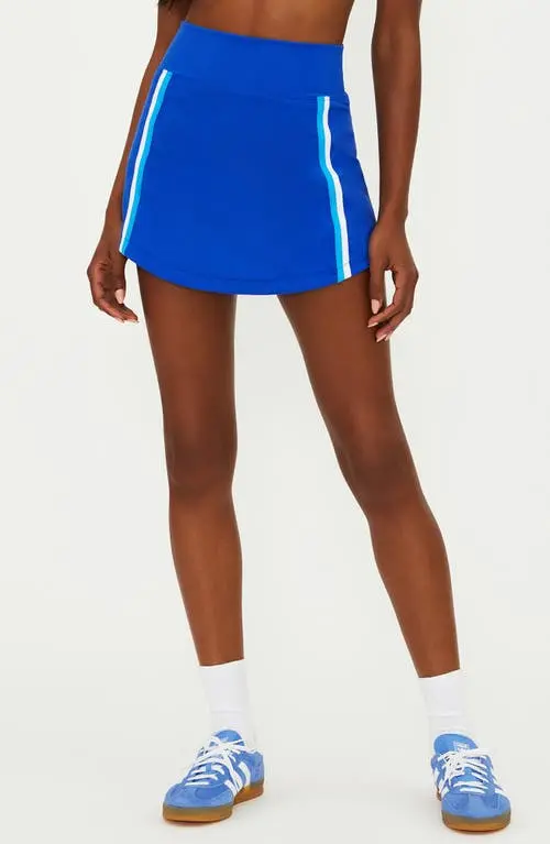 Beach Riot Thora Textured Knit Skort - Riviera Azure