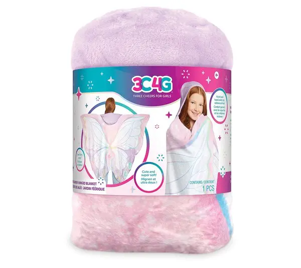 MAKE IT REAL 3c4g Hood & Hands Fairy Garden Win Gs Blanket