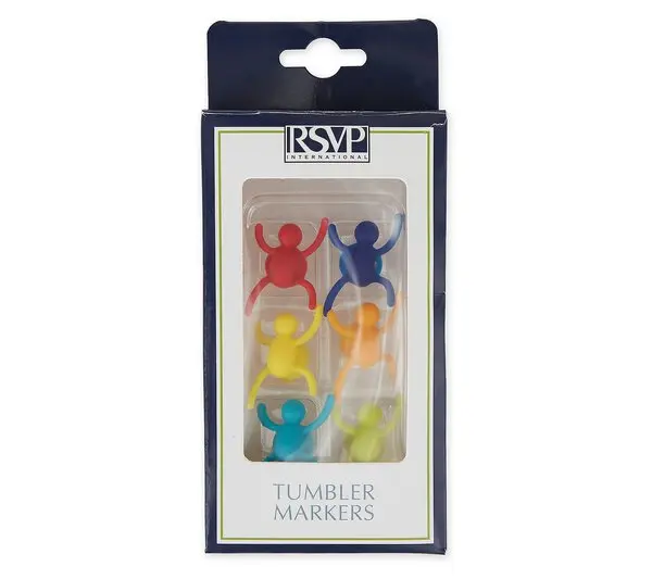 RSVP Tumbler Drink Markers Set/6