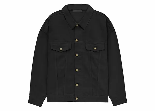 Fear Of God Essentials Denim Jacket - Jet Black