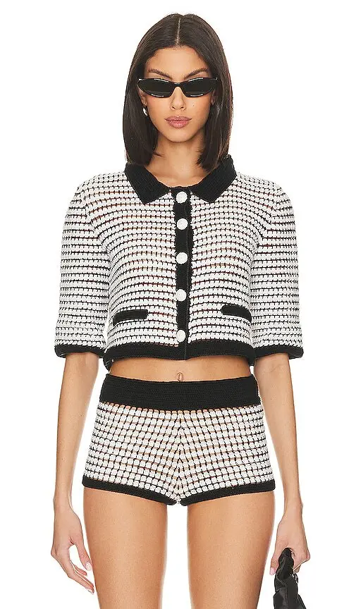 My Beachy Side X Crochet Cropped Cardigan
