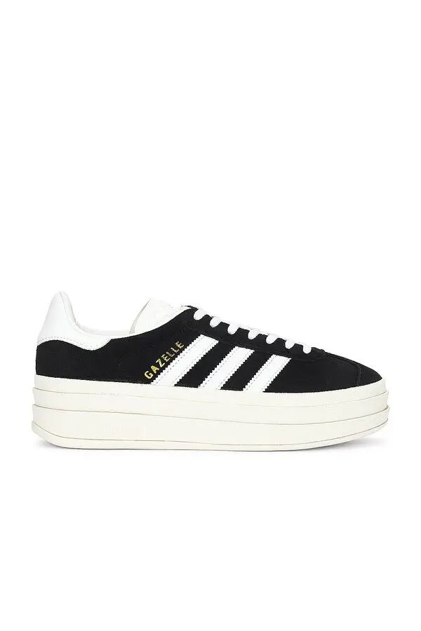 Adidas Originals By Alexander Wang Gazelle Bold Platform - Core Black  Cloud White  & Core White