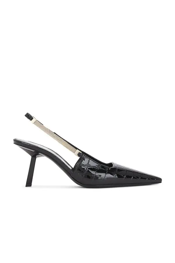 Saint Laurent Blake Slingback Pump - Noir