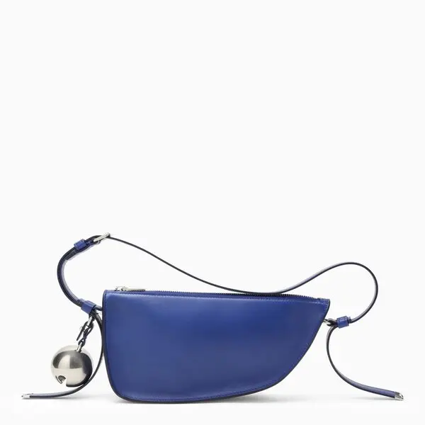 Burberry Shield Leather Bag - Blue
