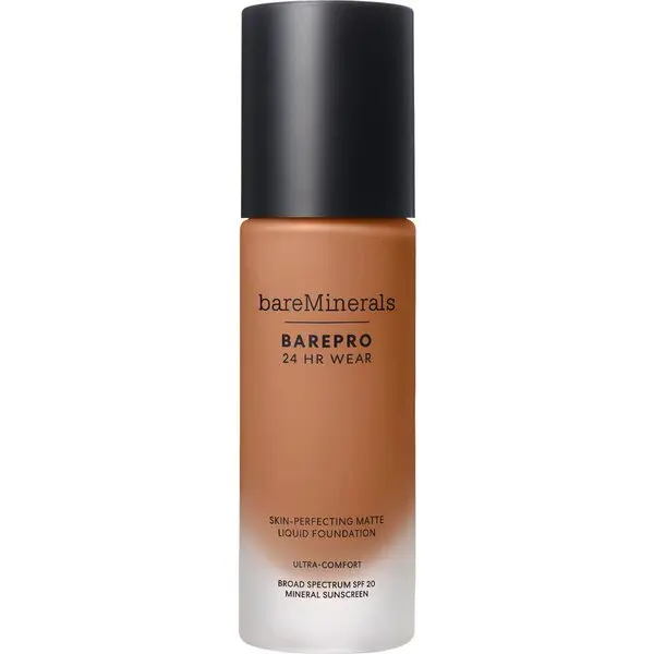 BAREMINERALS® Barepro 24hr Wear Skin-perfecting Matte Liquid Foundation Mineral Spf 20 Pa - Medium Deep 45 Neutral