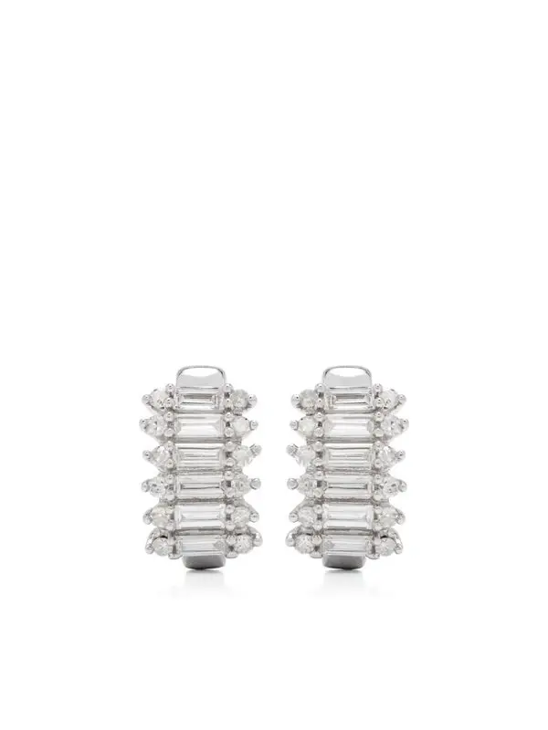 Adina Reyter Sterling Diamond Earrings