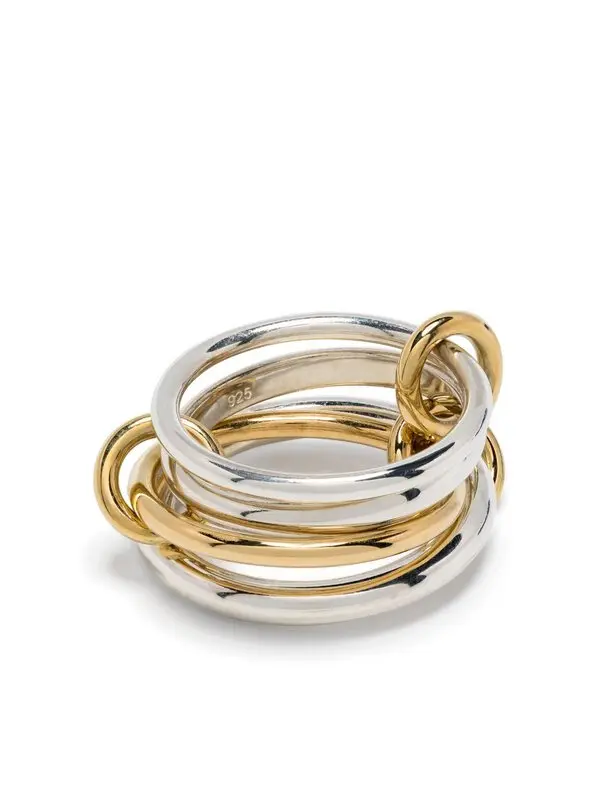 SPINELLI KILCOLLIN 18kt Yellow Gold And Sterling Hyacinth Rings - Silver