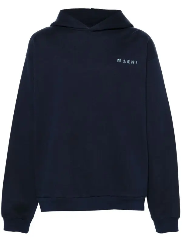 Marni Logo-print Cotton Hoodie