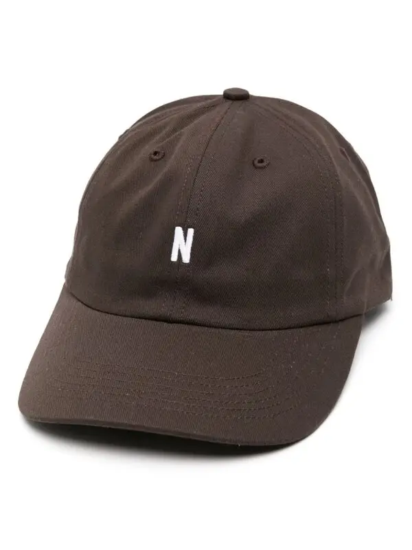 Norse Projects Logo-embroidered Baseball Cap - Brown