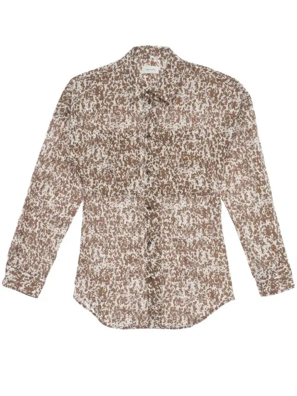 LEMAIRE Abstract-print Shirt