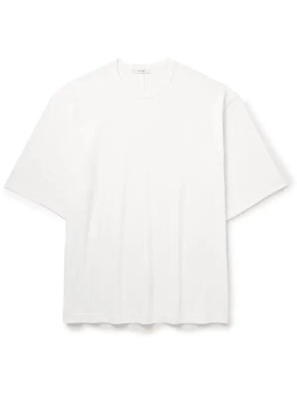 THE ROW Steven Cotton-jersey T-shirt - White