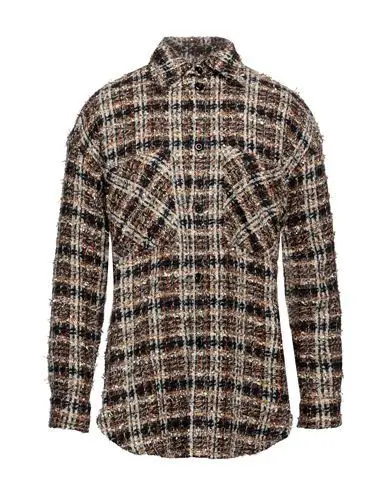 Faith Connexion Shirt Size Synthetic Fibers, Wool, Cotton, Mohair Wool, Metallic Polyester