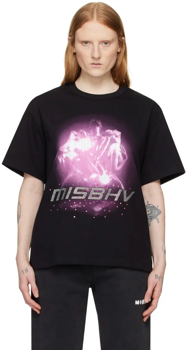 Misbhv 2001 T-Shirt In Black 63% Off Editorialist - Technical View