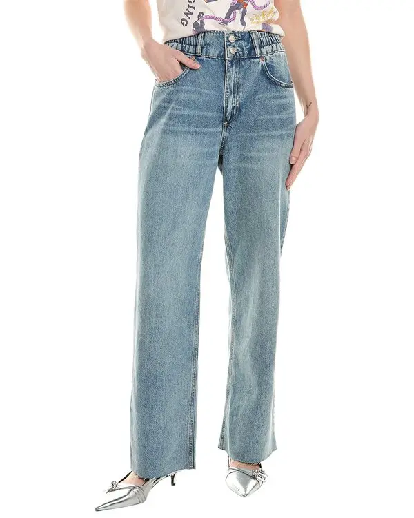 Buy All Saints Hailey Light Indigo Wide Leg Jean - Nocolor At 58% Off ...