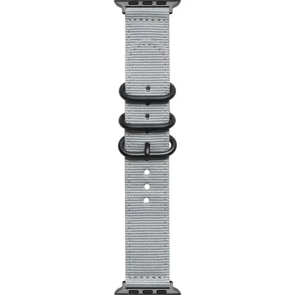 THE POSH TECH Nylon Apple Watch® Band - Grey