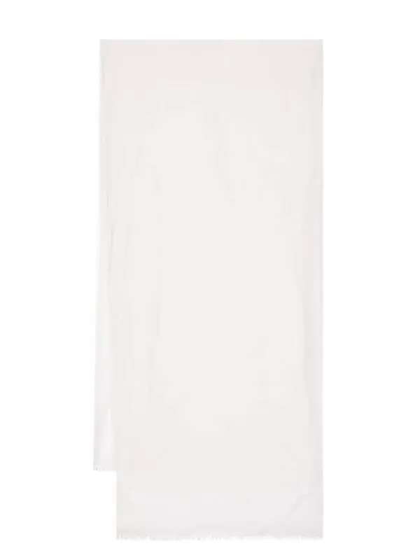 N.peal Frayed Pashmina Shawl - Neutrals