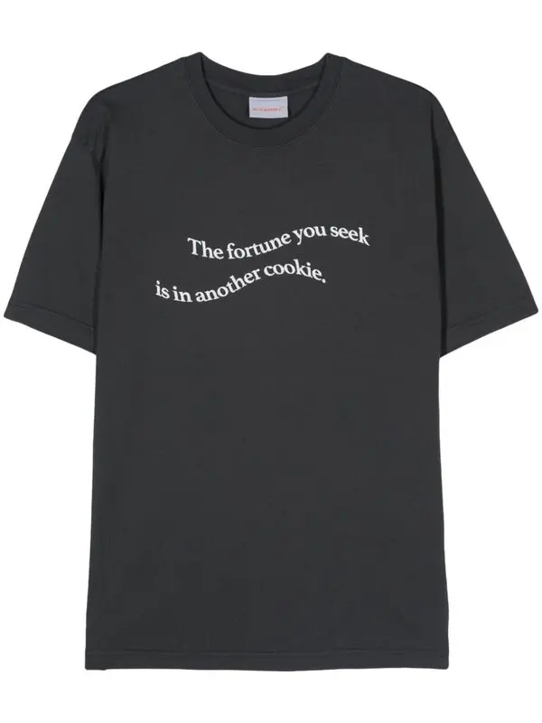 BLUEMARBLE Slogan-print Cotton T-shirt
