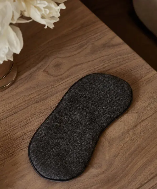 Jenni Kayne Alpaca Eye Mask - Charcoal