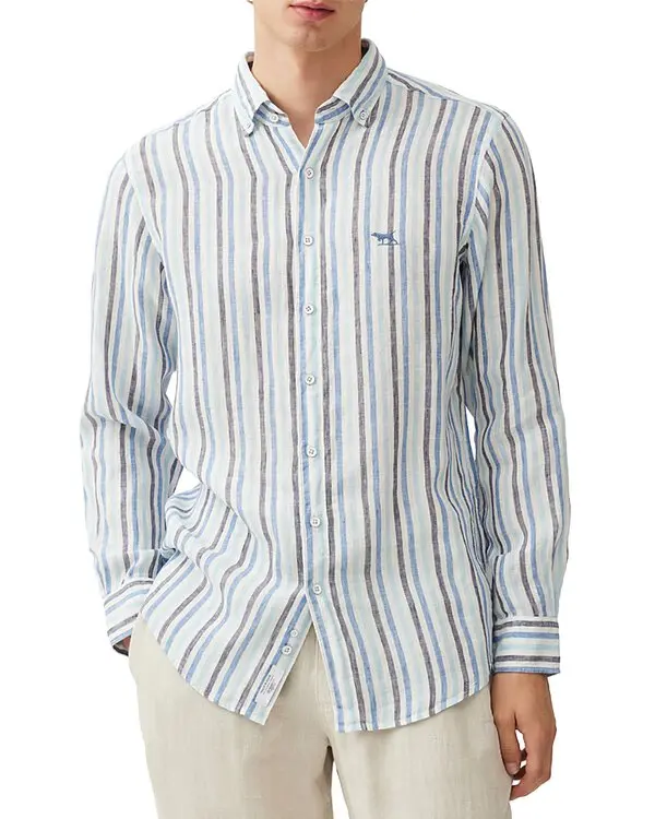 Rodd & Gunn Gimmerburn Slim Fit Linen Shirt - Stonewash