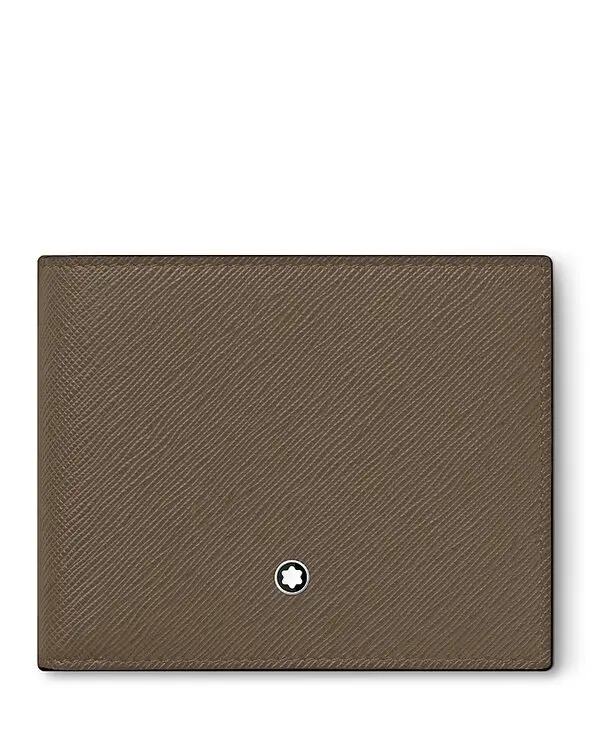 Mont Blanc Sartorial 6cc Leather Wallet - Brown