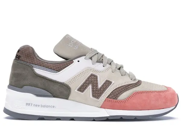 NEW BALANCE 997 Sneakers - Brown/bone/sunset