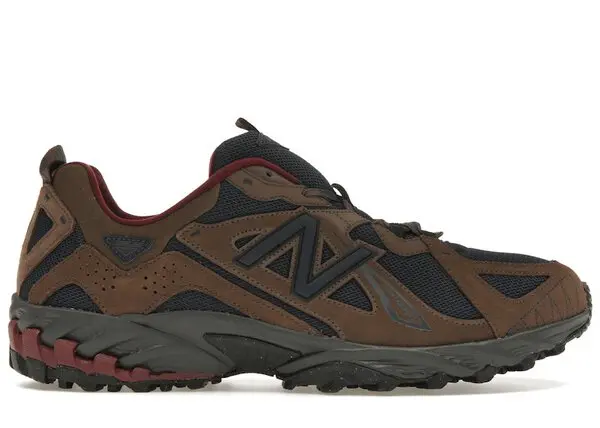 NEW BALANCE 610 Athletic Sneakers - Dark Mushroom/outerspace/burgundy