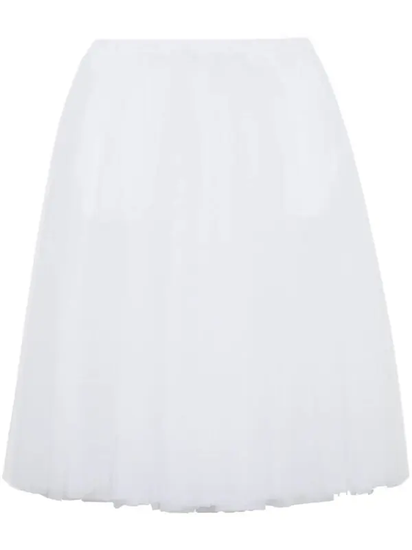 BLACK COMME DES GARÇONS Tulle Midi Skirt