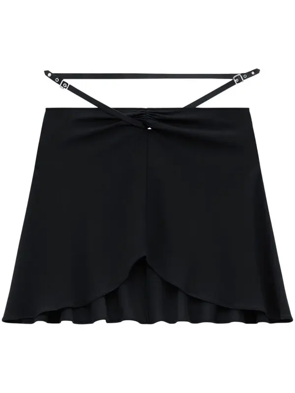 COURREGES Ellipse Mini Skirt - Black