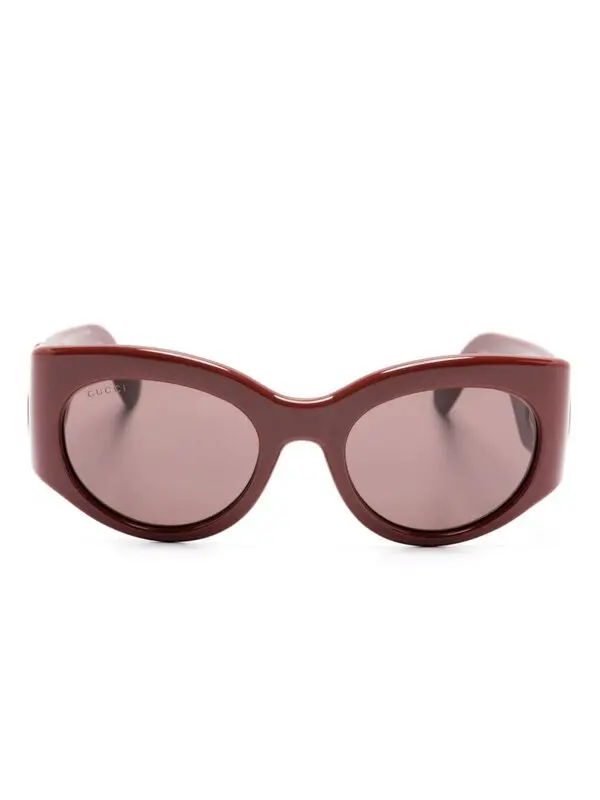 Gucci Oval-frame Sunglasses