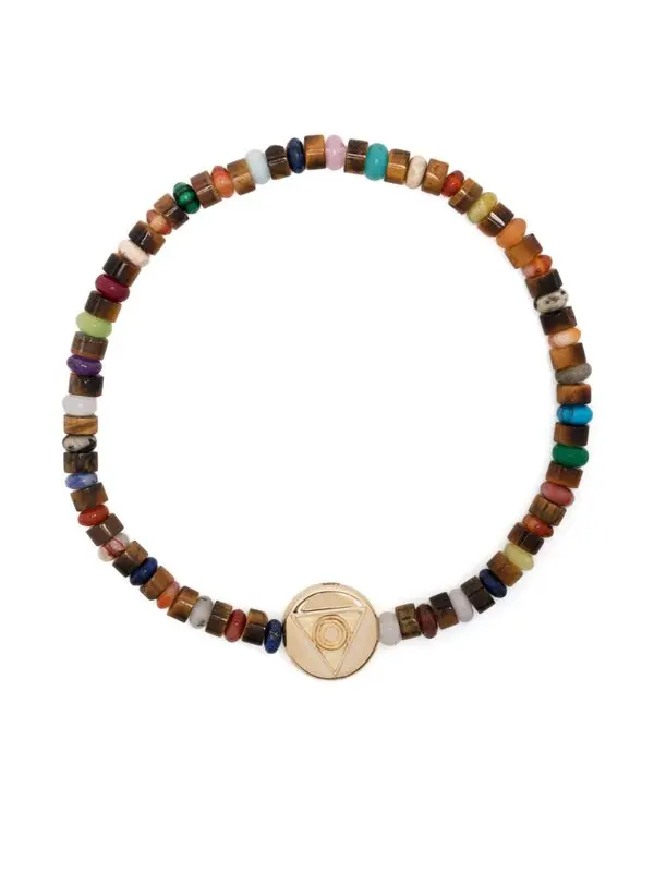 Luis Morais 14k Yellow Gold Large Disk Bead Bracelet