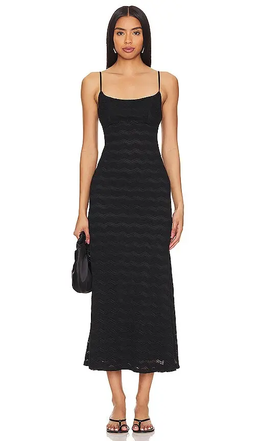 Bardot Adoni Zig Zag Midi Dress