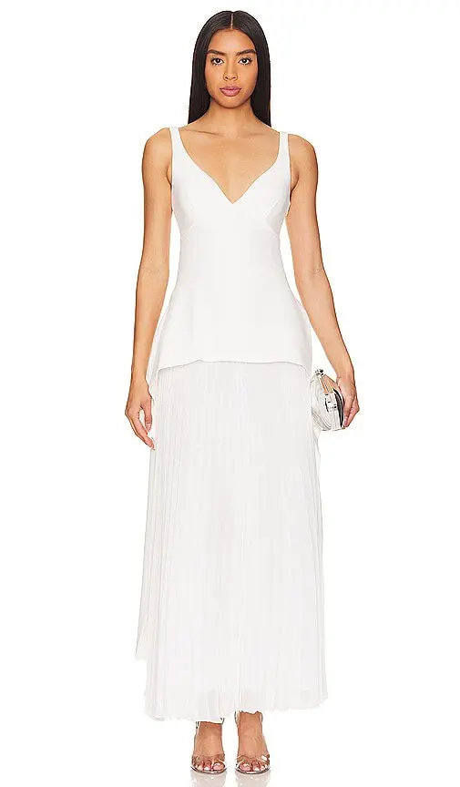 Simkhai Sequoia Gown - White