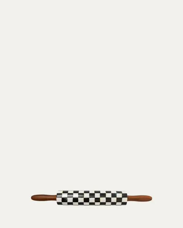 MACKENZIE-CHILDS Courtly Check Rolling Pin