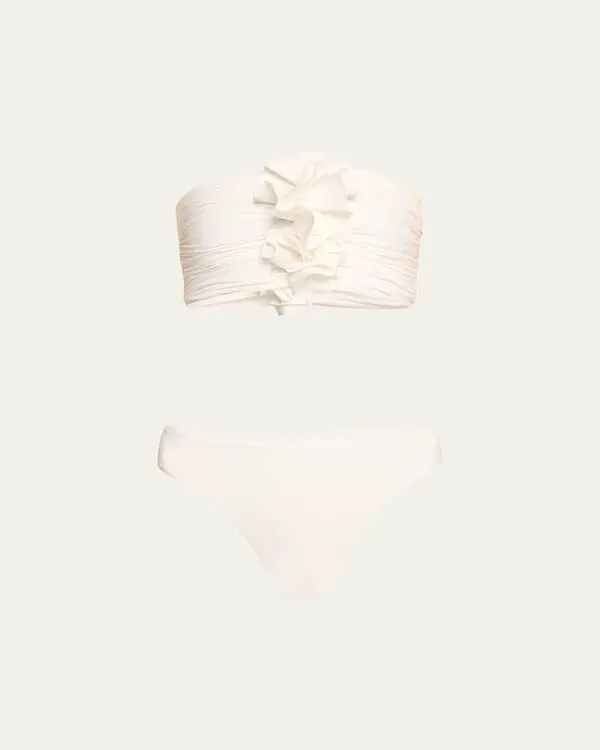 MAYGEL CORONEL Melao Two-piece Swimsuit - Off White
