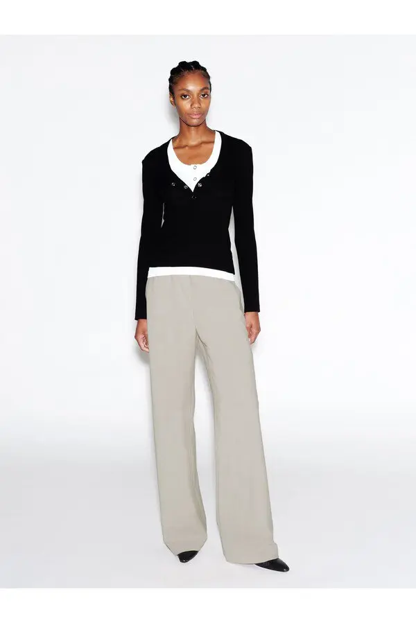 Rosetta Getty Relaxed Pull-on Pant Stretch Tropical Wool