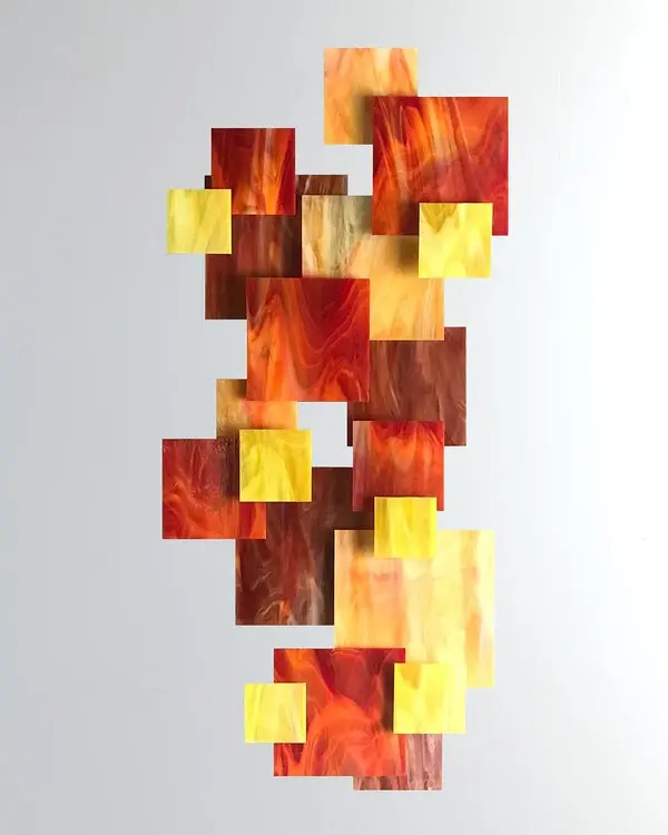 KARO STUDIOS Sunset Vertical Wall Sculpture