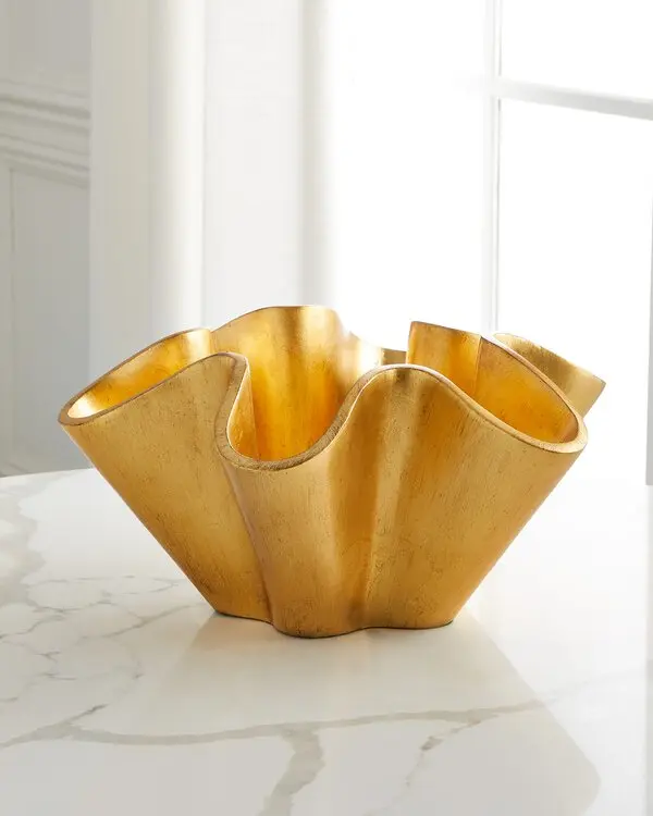 OLD WORLD DESIGN Esme Leaf Wave Bowl