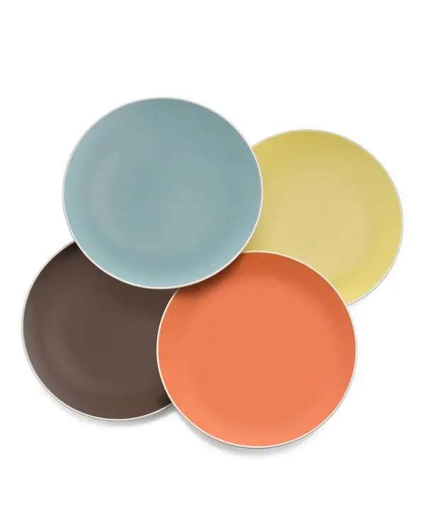 NAMBE Pop Colors Accent Plates, Set Of 4