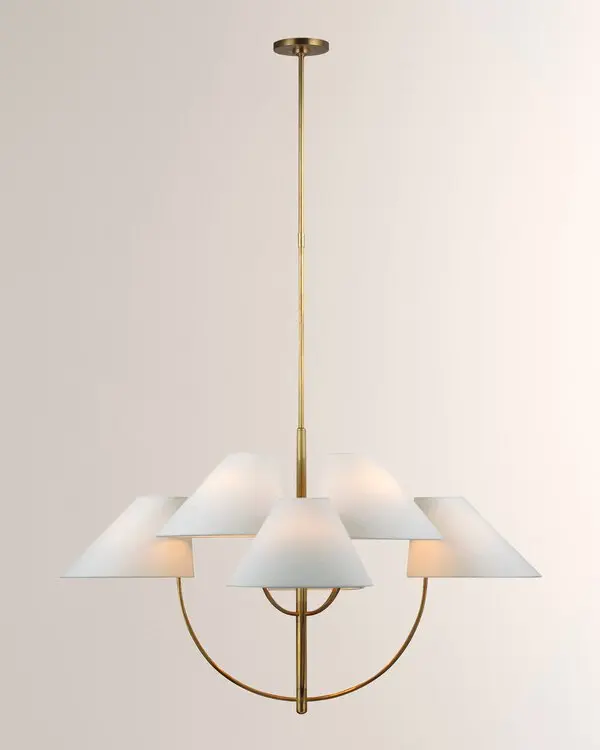 VISUAL COMFORT & CO. Kinsley Large Two-tier Chandelier Kate Spade New York - Soft Brass