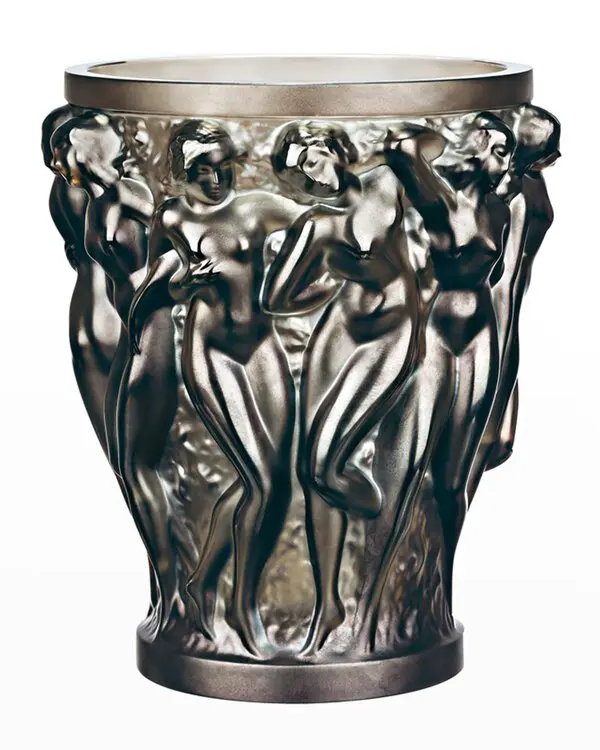 Lalique Bacchantes Small Vase - Bronze