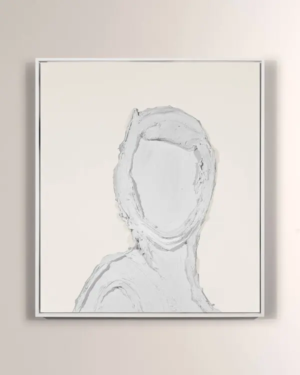 RFA FINE ART Textured Portrait Woman" Giclee