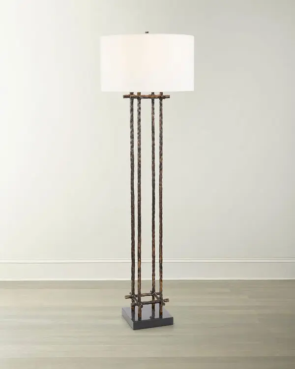 JOHN-RICHARD COLLECTION Poteau 68" Floor Lamp - Bronze