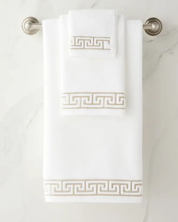 MATOUK Adelphi Wash Cloth - Truffle