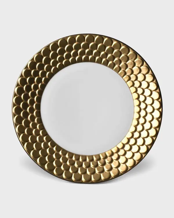 L'Objet Aegean Gold Dessert Plate - One-color