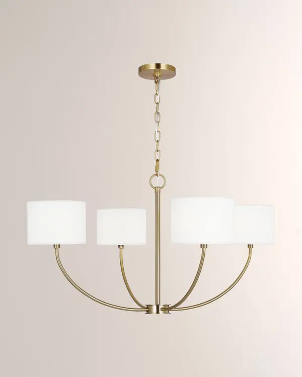 VISUAL COMFORT STUDIO Sawyer Small Chandelier Kate Spade New York - Gold