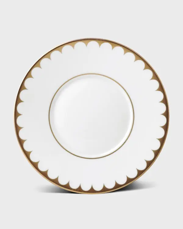 L'Objet Aegean Filet Gold Saucer - One-color