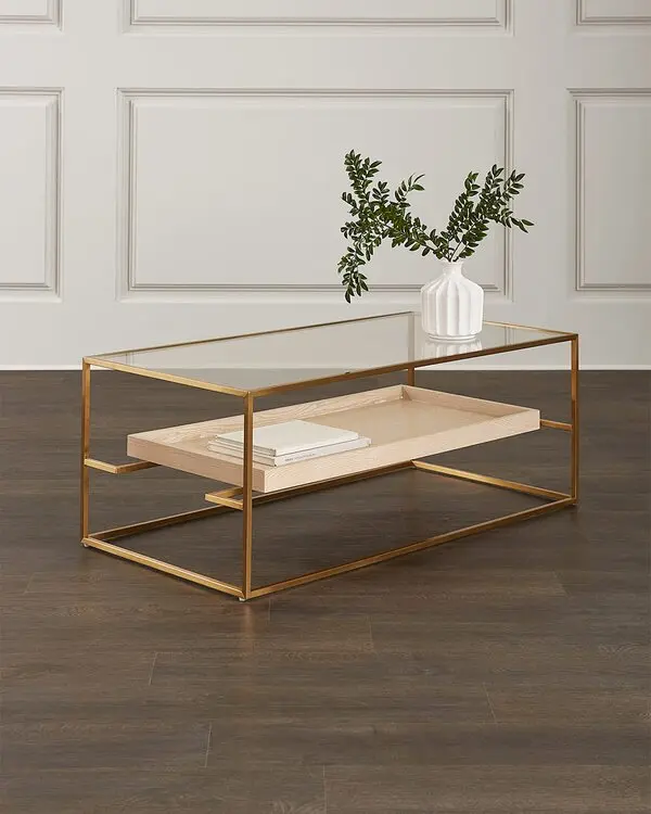 WORLDS AWAY Nola Coffee Table