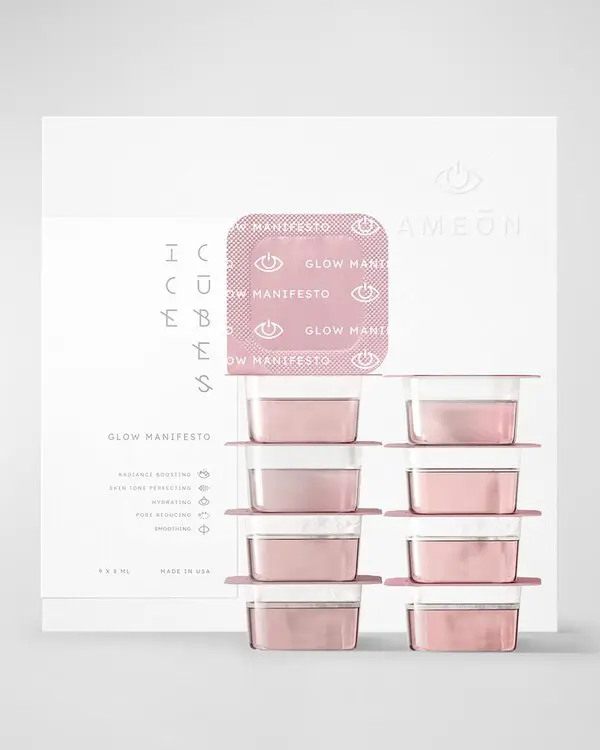 AMEON Frozen Essence Glow Manifesto Ice Cubes, 9 X 0.27 Oz
